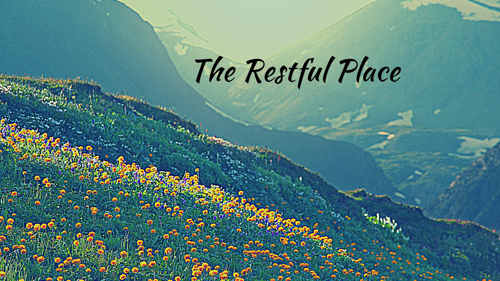 The Restful Place: a meditation on Isaiah 49 - Anna K Payne, Author ...